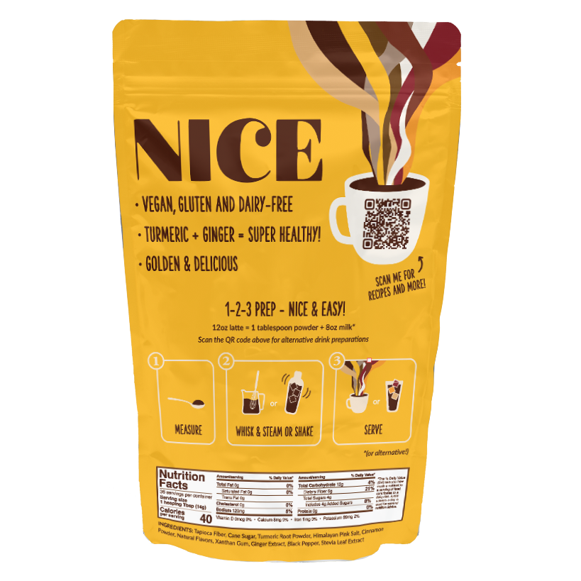 Two Roots Turmeric Ginger Latte Mix | Two Leaves and a Bud