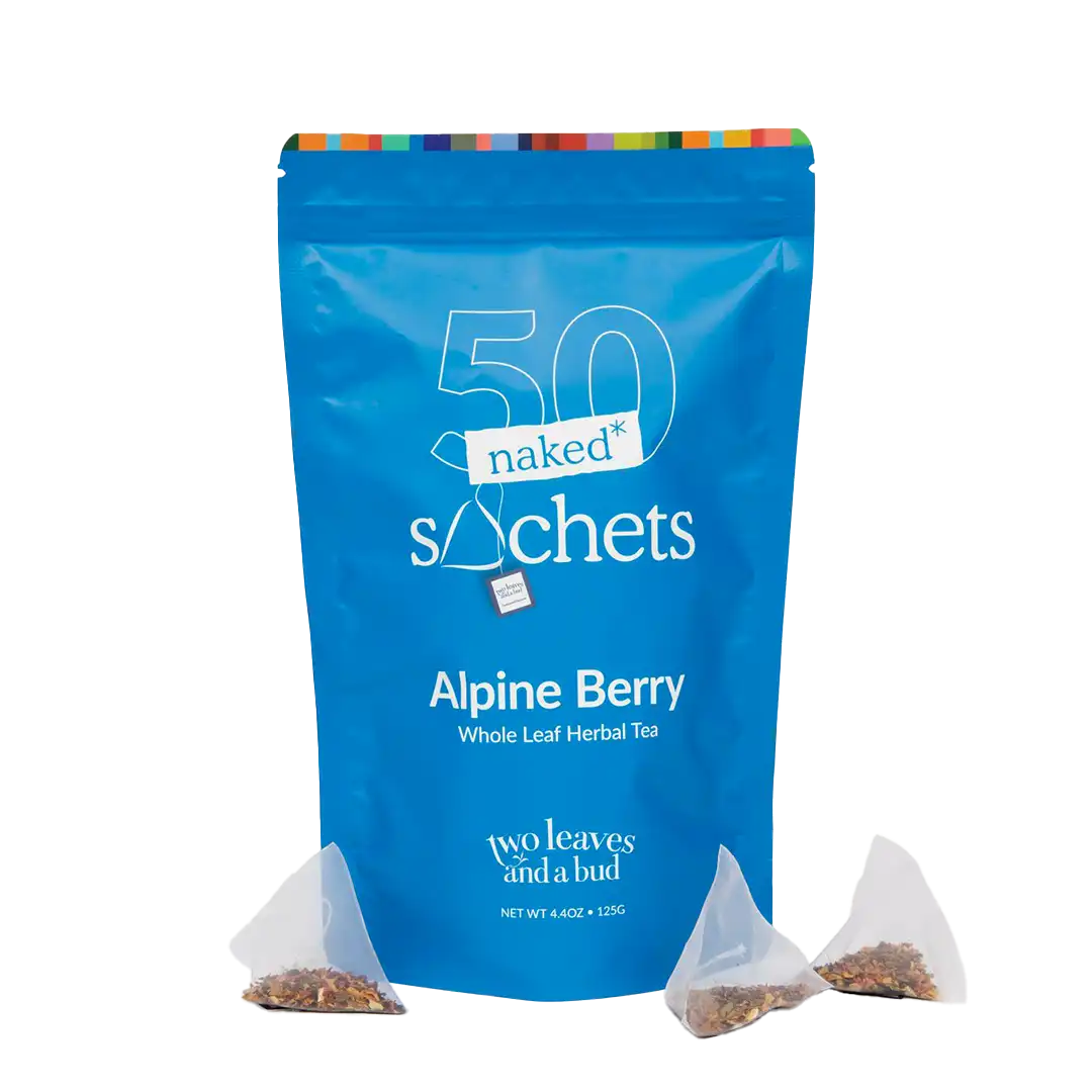 Alpine Berry - 50 Naked Tea Sachets – Two Leaves and a Bud