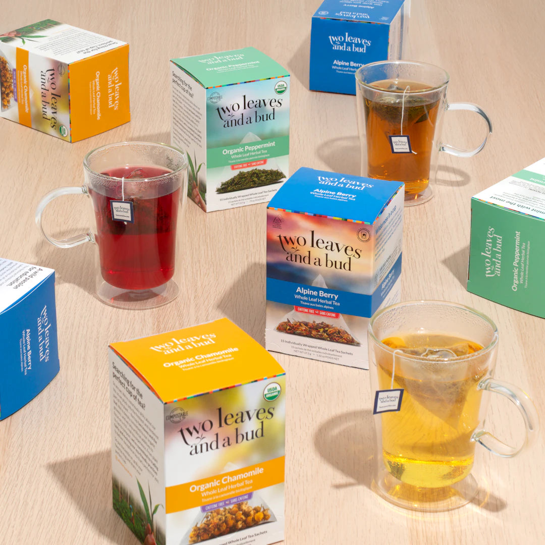 Herbal Tea Trio – Two Leaves and a Bud