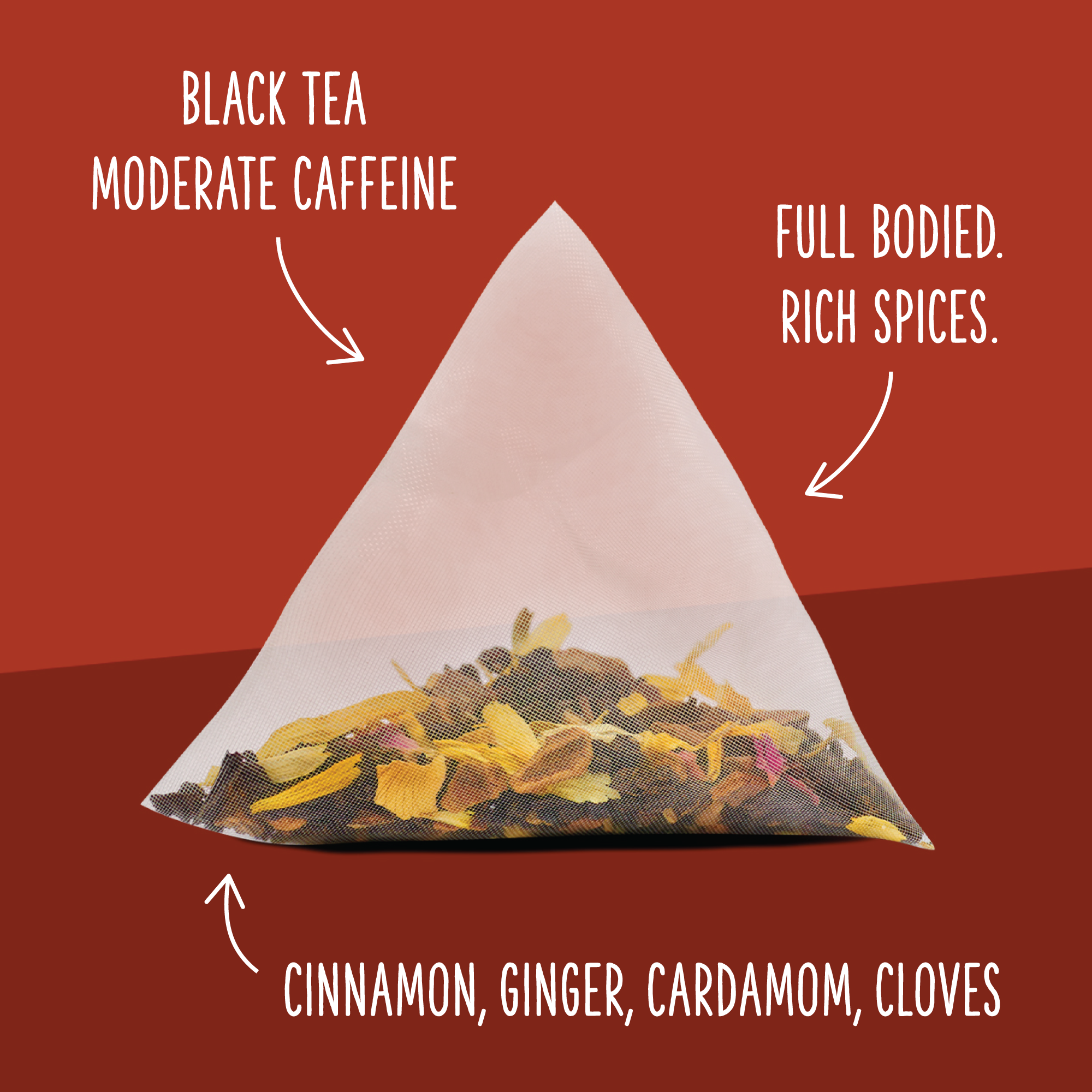 Organic Mountain High Chai Tea Sachets | Two Leaves and a Bud