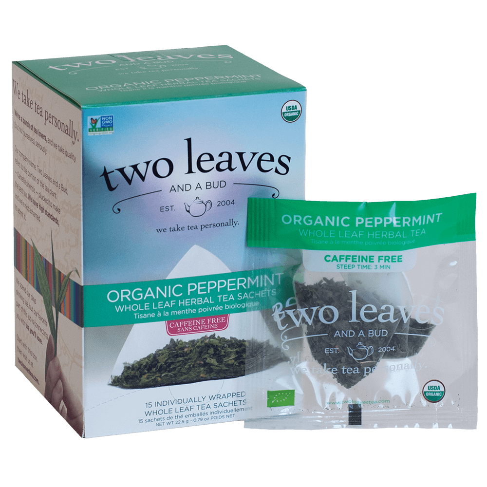 Organic Peppermint Tea | Two Leaves and a Bud
