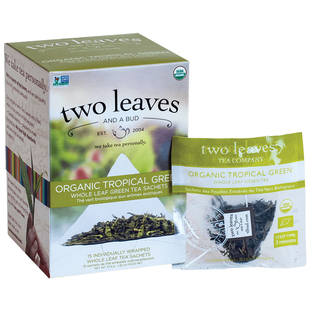 Organic Tropical Green Tea | Two Leaves and a Bud