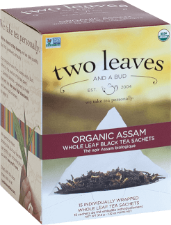Organic Assam Tea Sachets | Two Leaves and a Bud